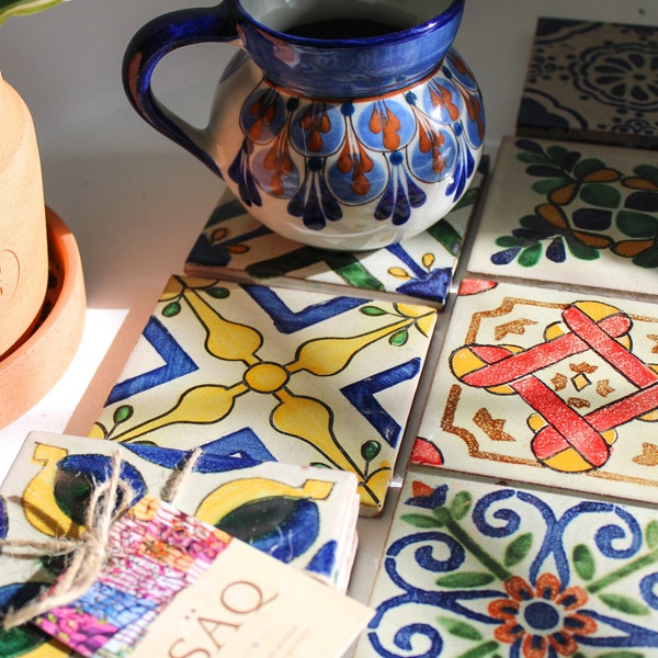 Ceramic Coaster Set - Etsy