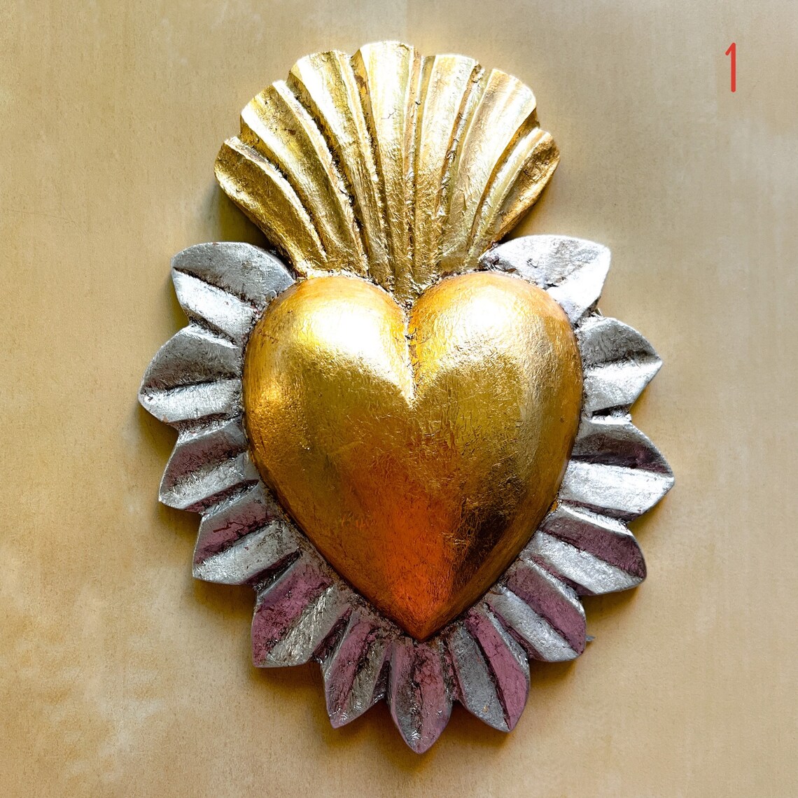 Sacred Heart Wood Decor Heart Wood Wall Decor Hand Carved - Etsy