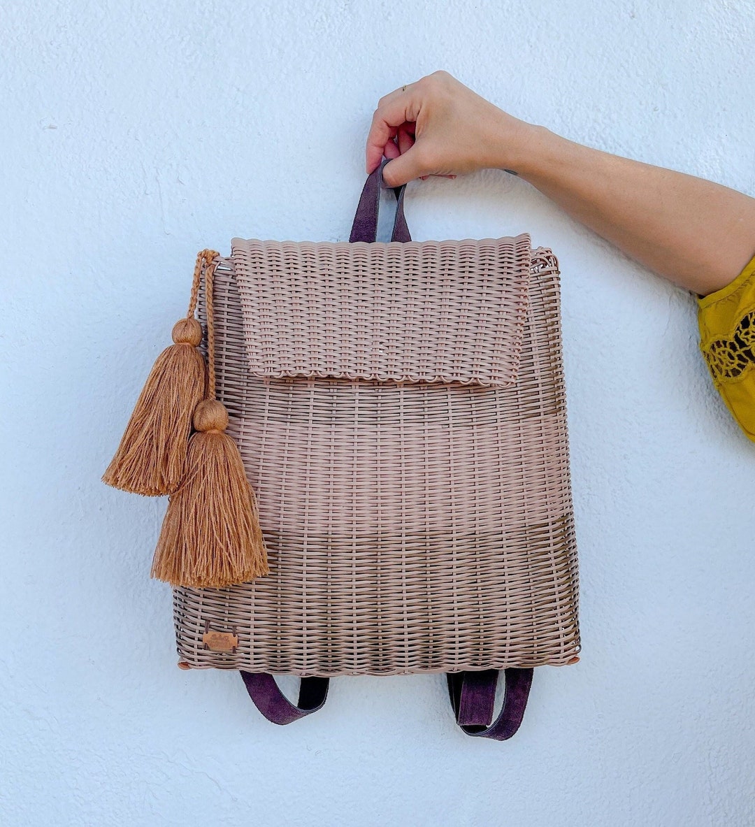 Backpack Woven, Guatemalan Backpack, Handwoven Backpack With Recycled ...