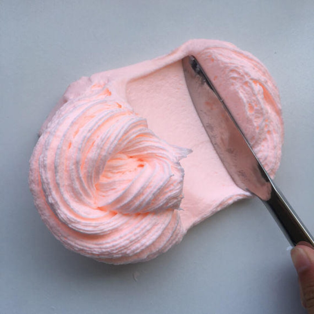 Soft Pink Butter Slime With Extras - Etsy