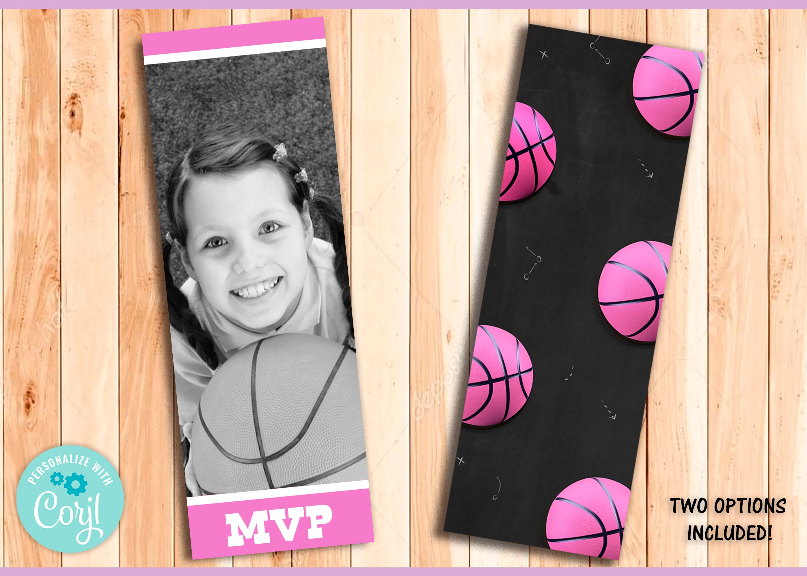 Basketball Ticket Birthday Invite, Basketball Invitation, Pink ...