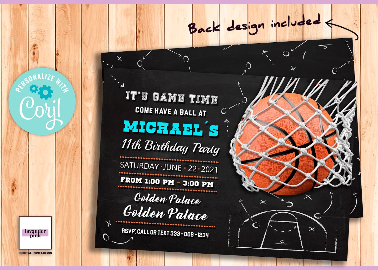 Basketball Invitation Basketball Invite Basketball Party - Etsy
