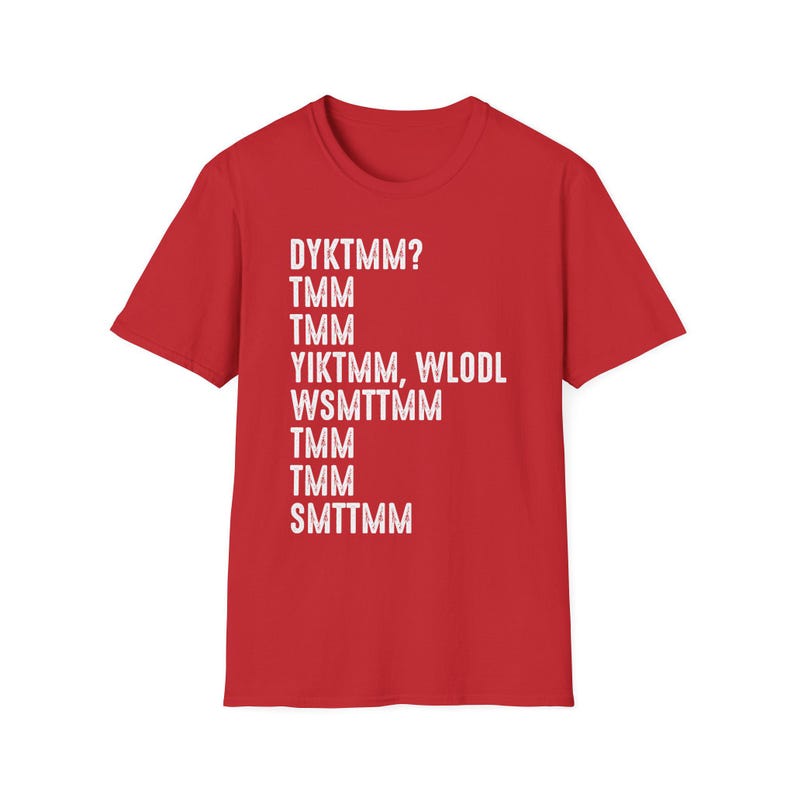 Unisex "do You Know the Muffin Man Dyktmm" T-shirt: Pop Culture Humor ...