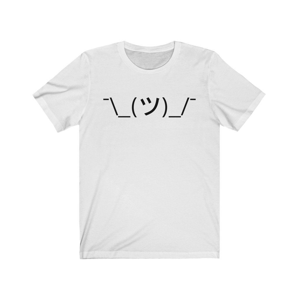 Shrug Emoji Meme T-shirt Funny Emoji Shirt Funny Sarcasm - Etsy