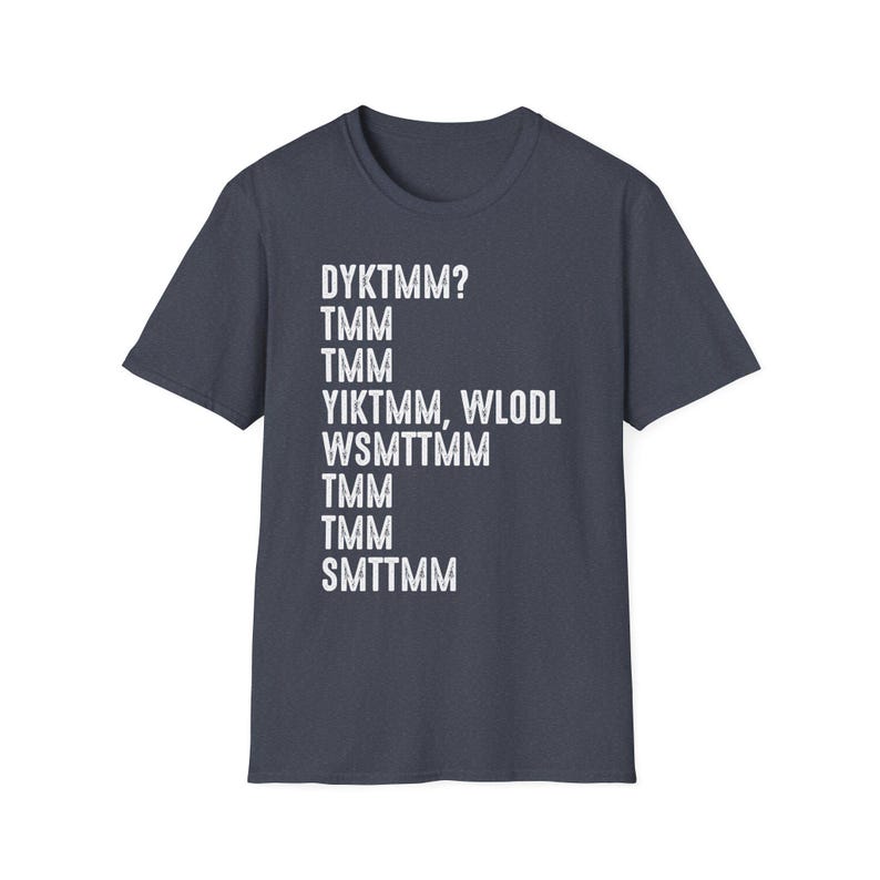 Unisex "do You Know the Muffin Man Dyktmm" T-shirt: Pop Culture Humor ...