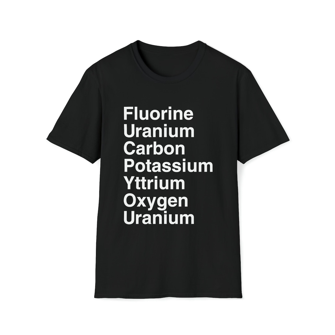 Fluorine Uranium Carbon Potassium Yttrium Oxygen Uranium the Chemistry ...