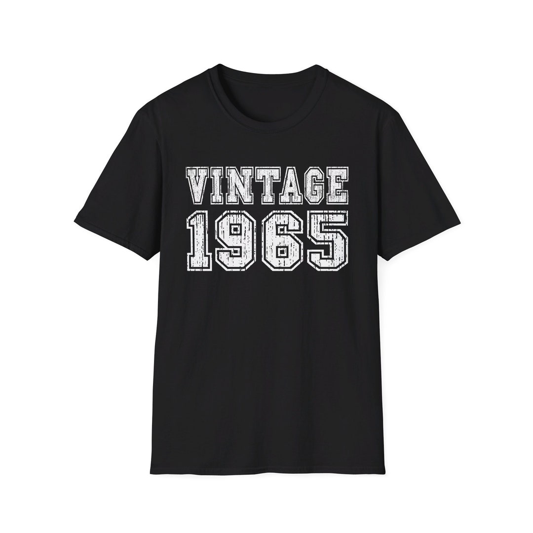 Vintage 1965 Retro Birthday Born in 1965 Cool T-shirt - Etsy