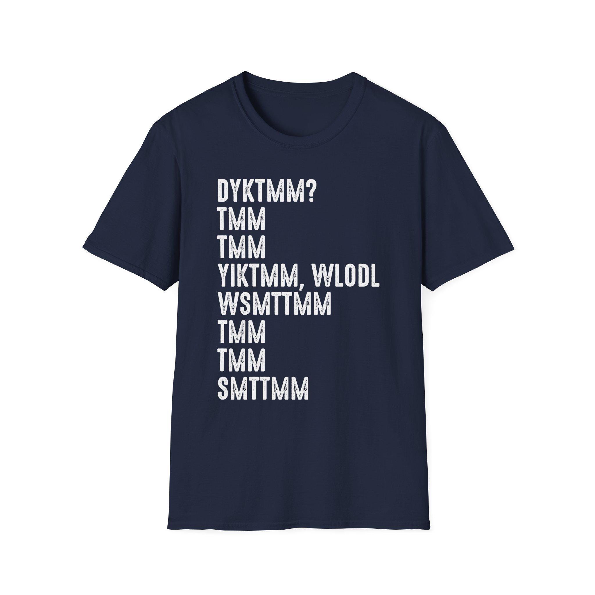 Unisex "do You Know the Muffin Man Dyktmm" T-shirt: Pop Culture Humor ...
