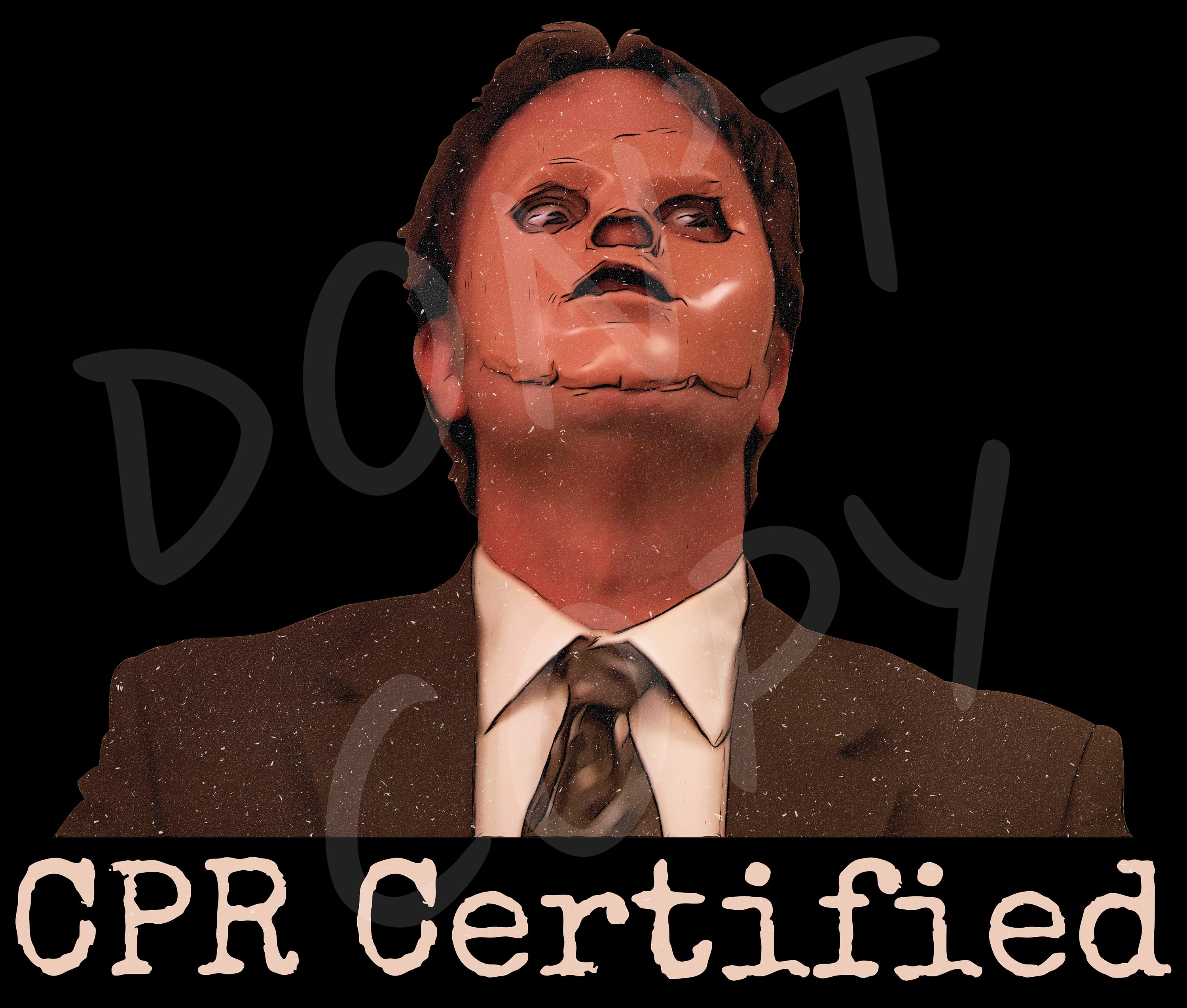 Dwight Schrute CPR Certified T-shirt Dwight Schrute First Aid | Etsy