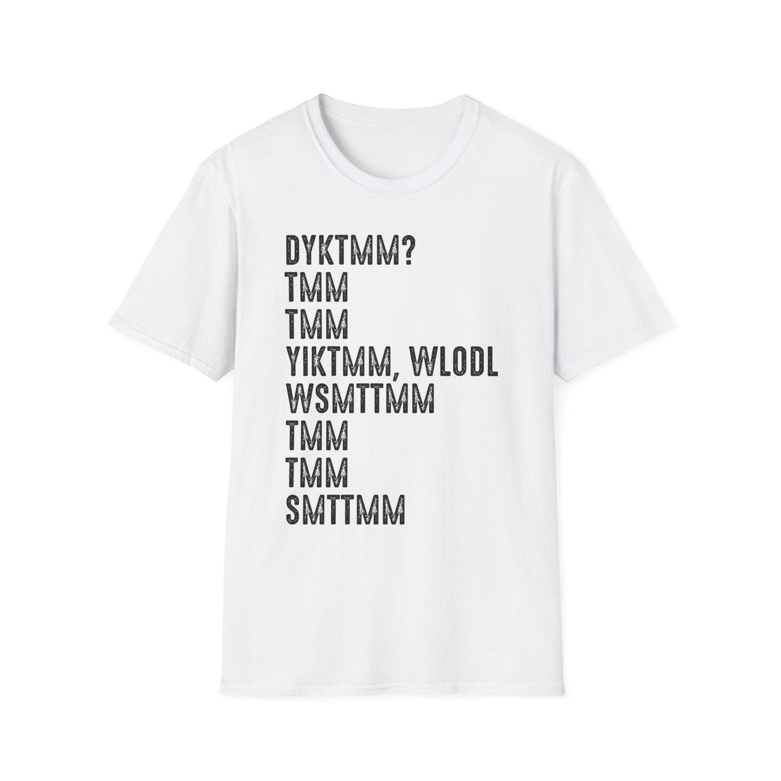 Unisex "do You Know the Muffin Man Dyktmm" T-shirt: Pop Culture Humor ...