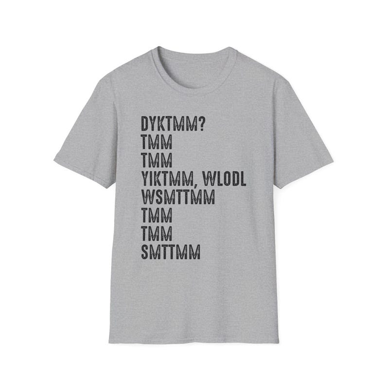 Unisex "do You Know the Muffin Man Dyktmm" T-shirt: Pop Culture Humor ...