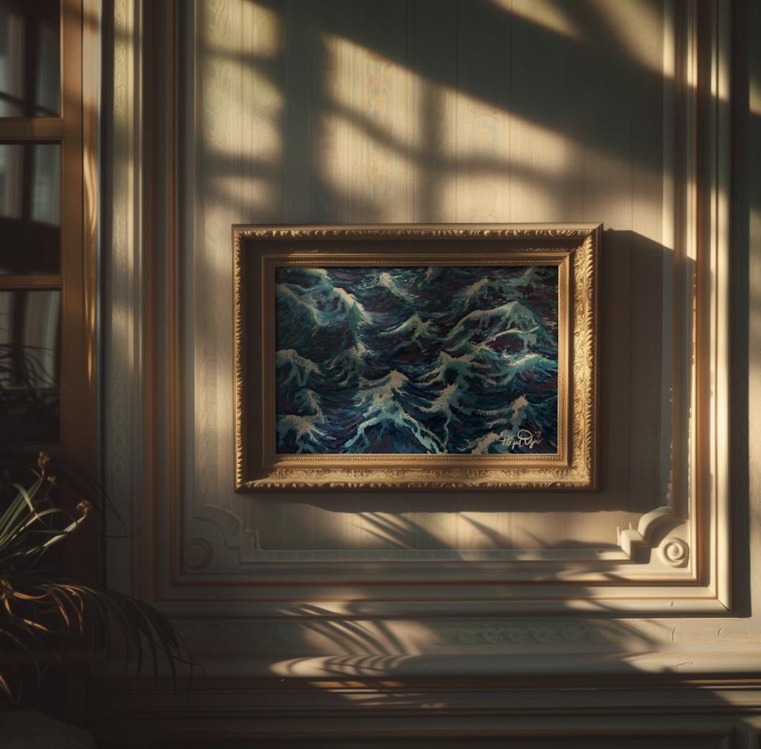 Formless and Empty, Waters, Ocean, Genesis 1, Creation, Biblical Art ...