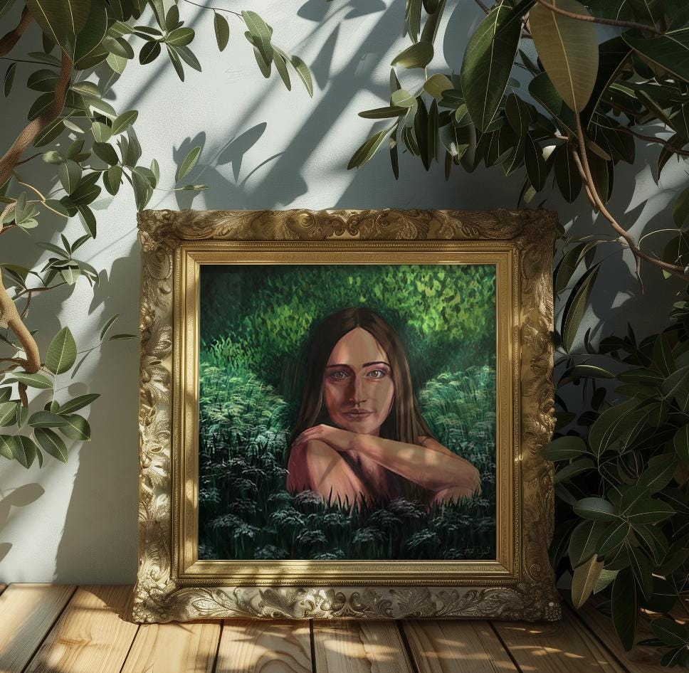 Eve, Woman, Garden of Eden, Creation, Biblical Art, Scripture Art ...