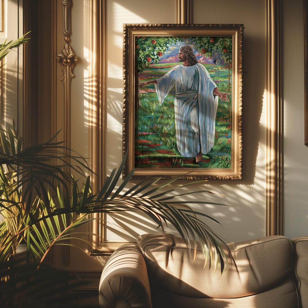 Redemption, Modern Christian Art, Jesus Christ, Vibrant Acrylic ...