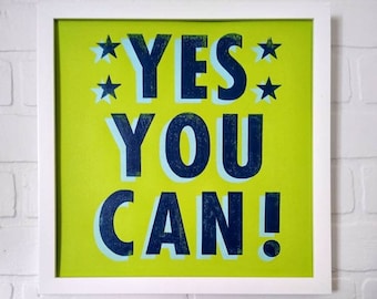 Yes You Can Sign - Etsy