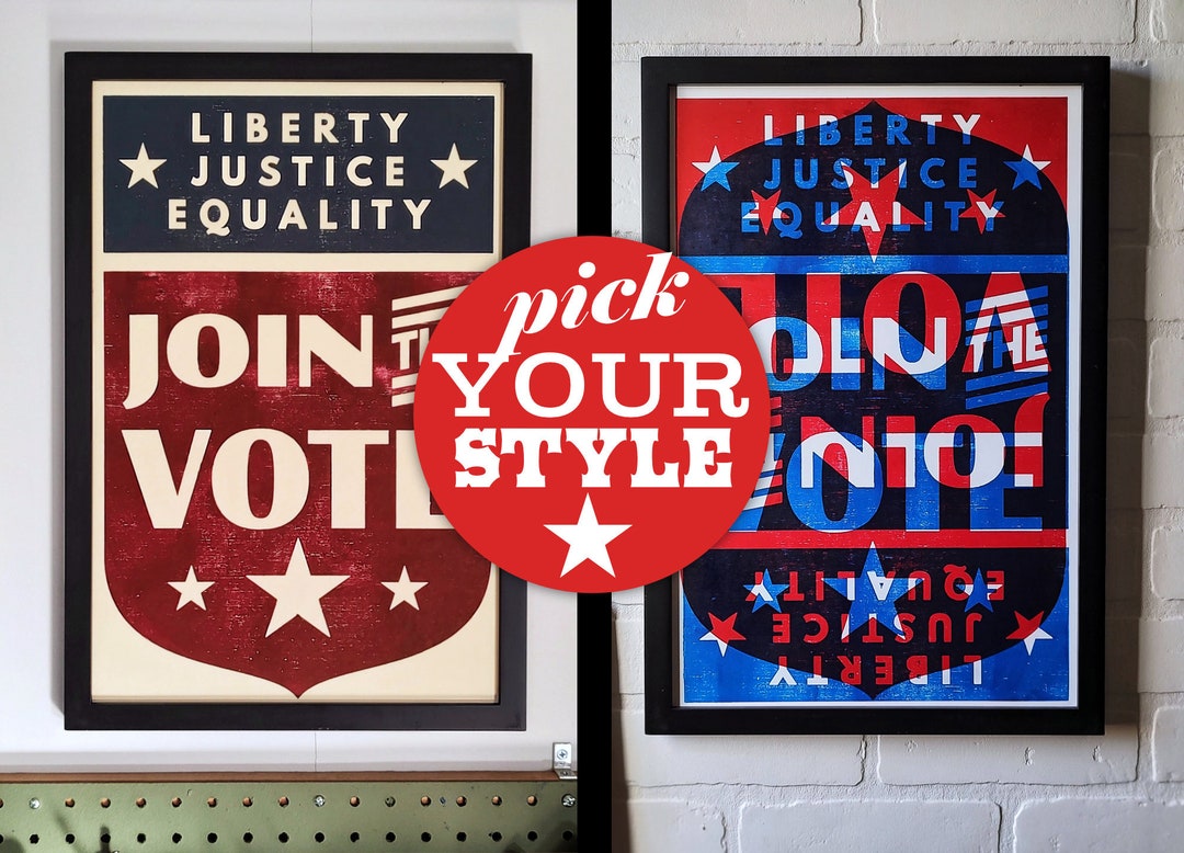 Liberty Sign, Justice Art, Equality Wall Art, Vote Art, Patriotic Decor ...