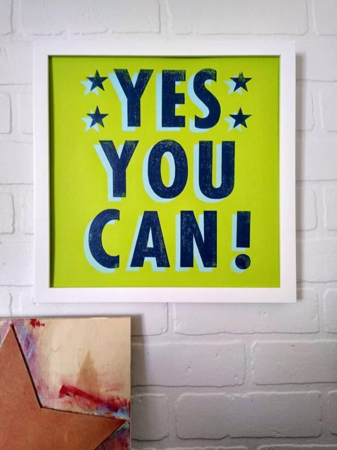 Yes You Can Sign, Teacher Appreciation Gift, Uplifting Art ...