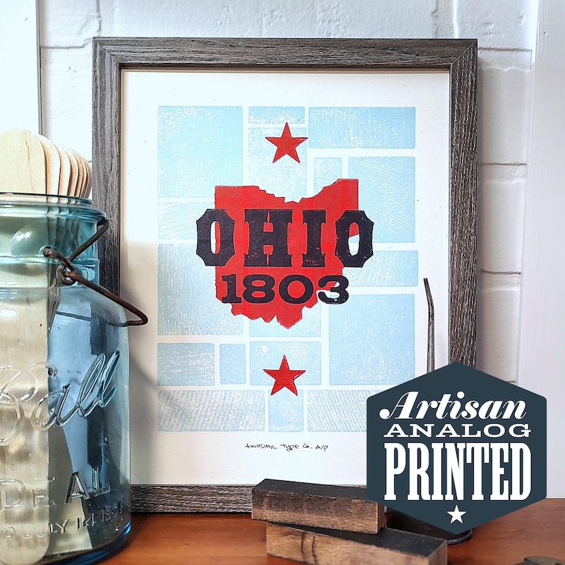 Ohio Art Print - Etsy