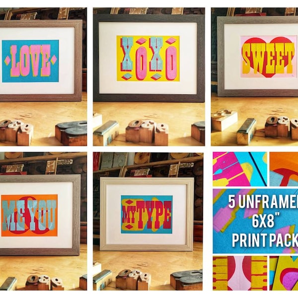 Typography Prints - Etsy