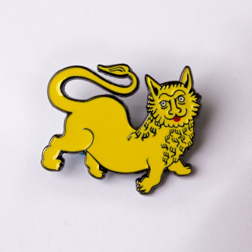 Foxy Lgbtq Pride Enamel Pin Non Binaryenby Etsy