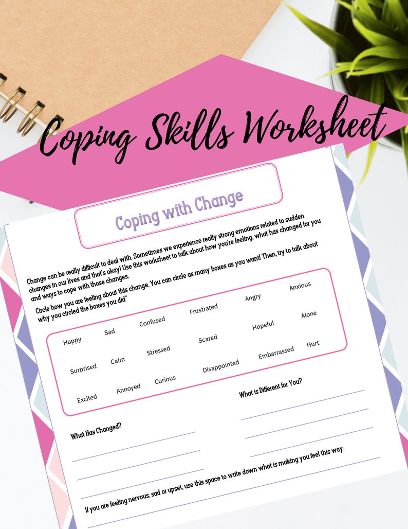 Coping With Change Printable Worksheet - Etsy
