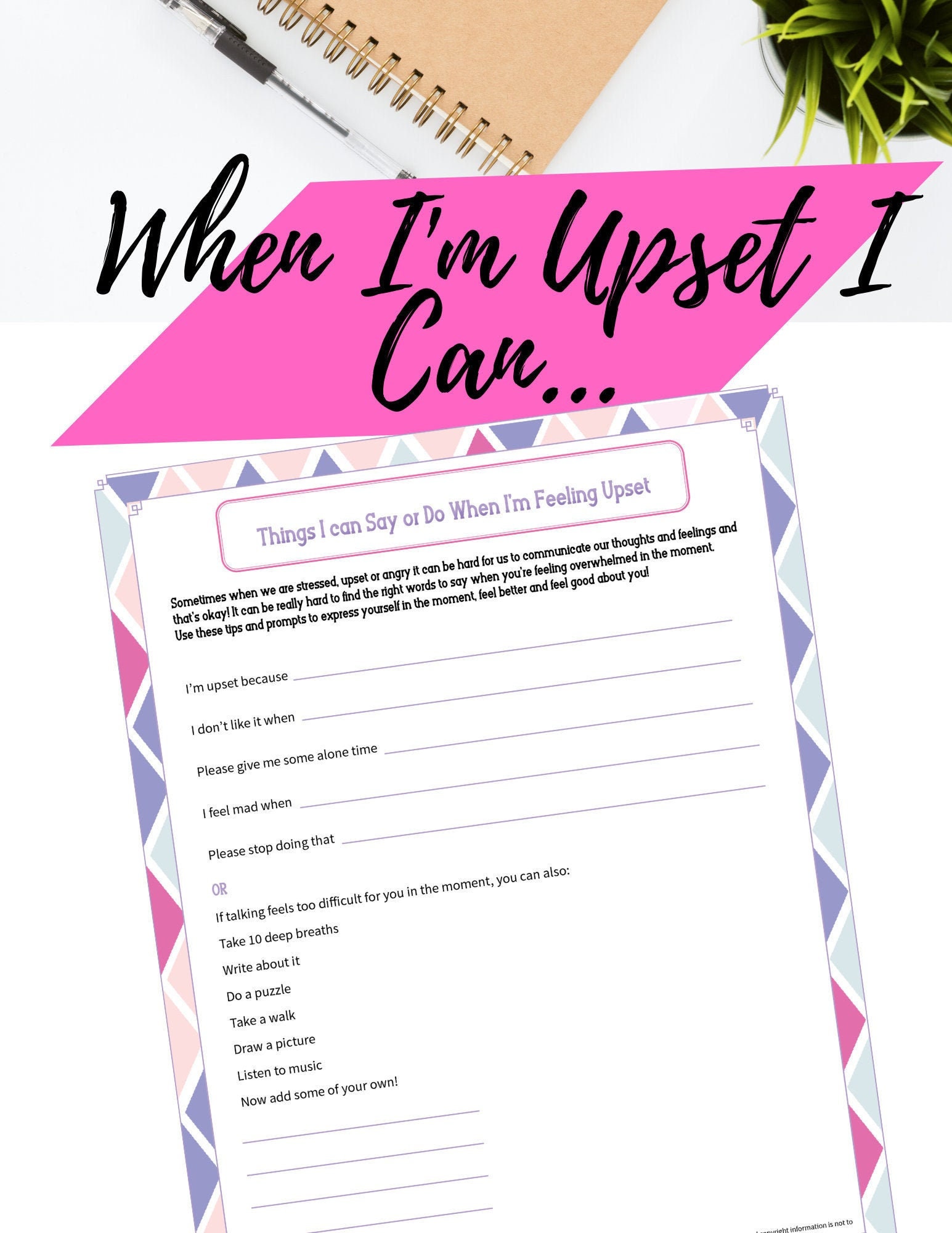 Using My Words Printable Worksheet - Etsy