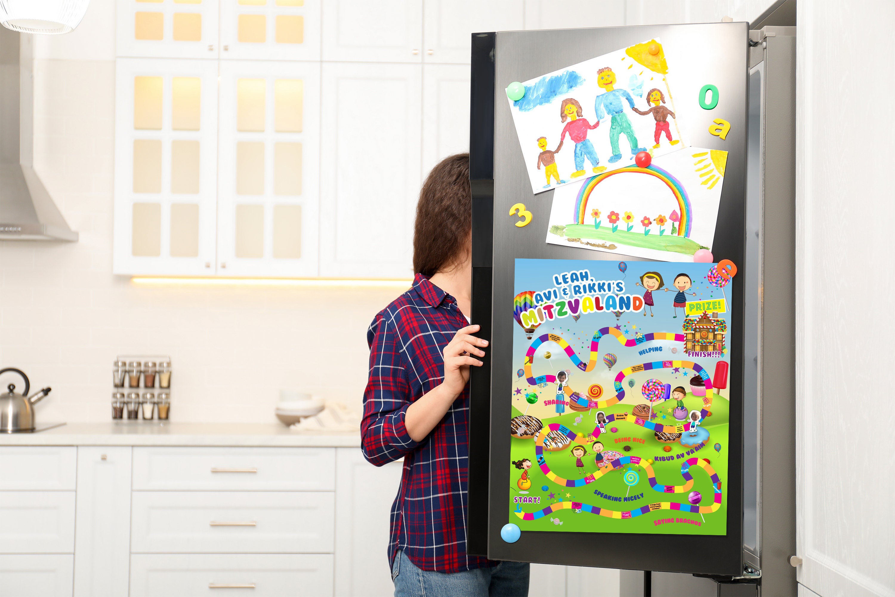 Custom Mitzvah Chart for Kids - Etsy