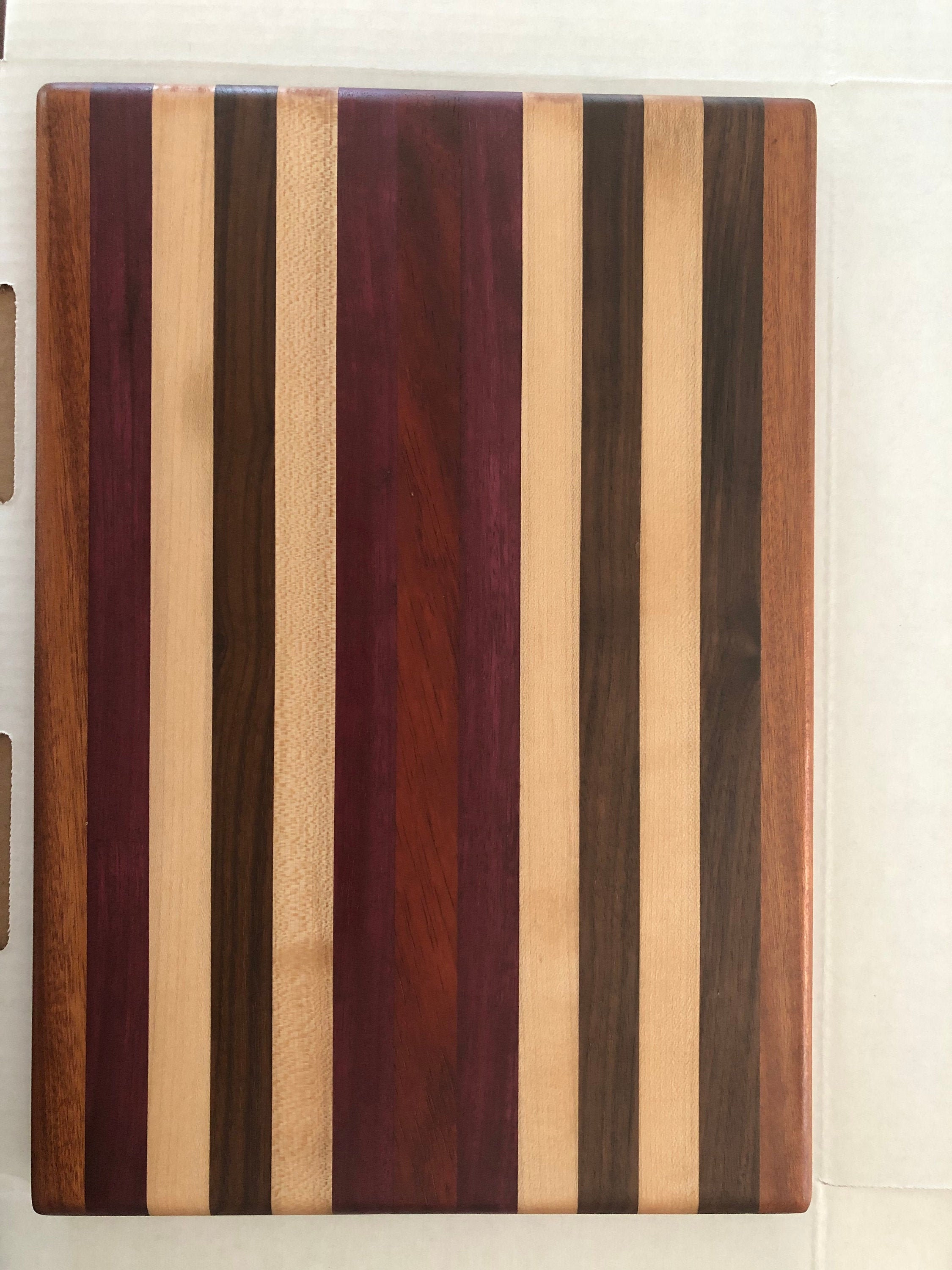 Custom Exotic Hardwood Edge Grain Cutting Boards - Etsy