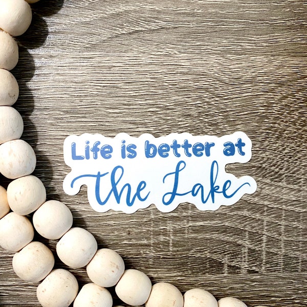 Lake Life Decal - Etsy