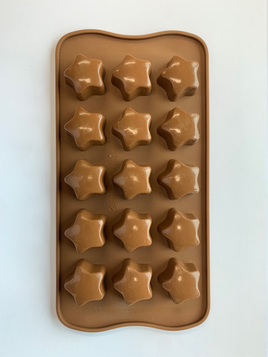 Star Chocolate Moulds, Silicone Moulds Non-stick, 3D Chocolate Candy ...