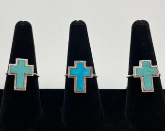 Turquoise Cross - Etsy