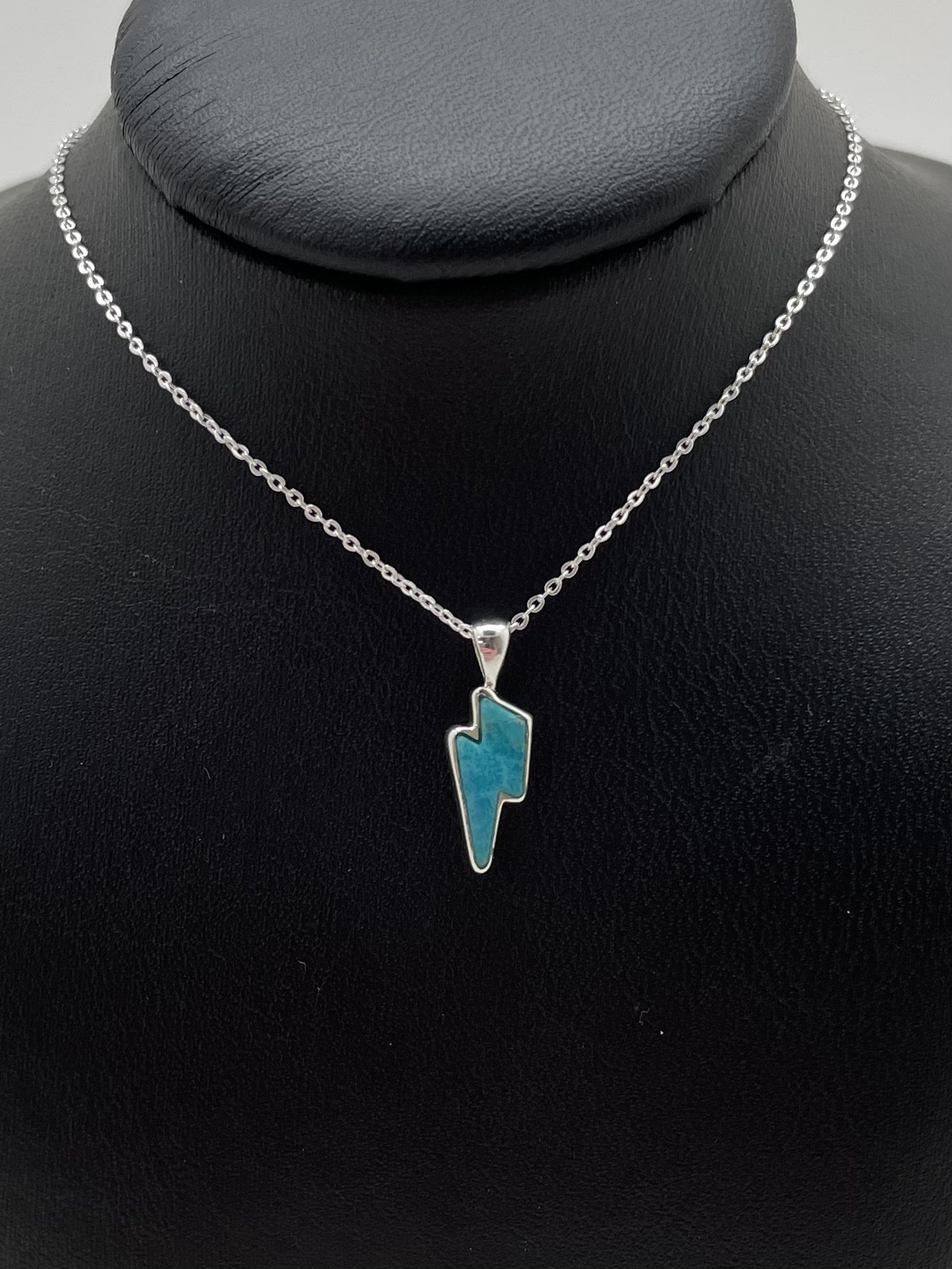 Kingman Turquoise Lightning Bolt Necklaces & Earrings CJP26 - Etsy