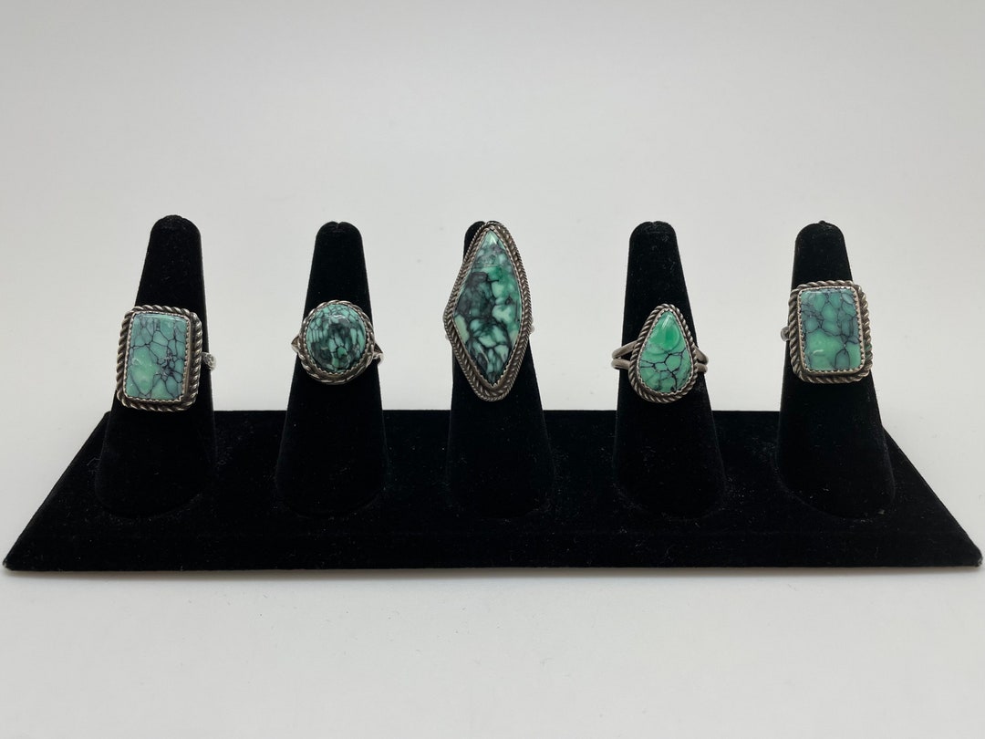 Variscite Rings by Kingman Turquoise/ CJR1 - Etsy