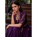 Purple Raw Silk Embroidered Jacket Lehenga Set for Indian - Etsy