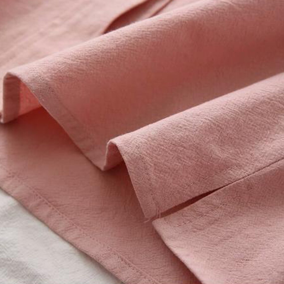 Linen Casual Peter Pan Collar Tops Tunic Blouse Shirt White - Etsy