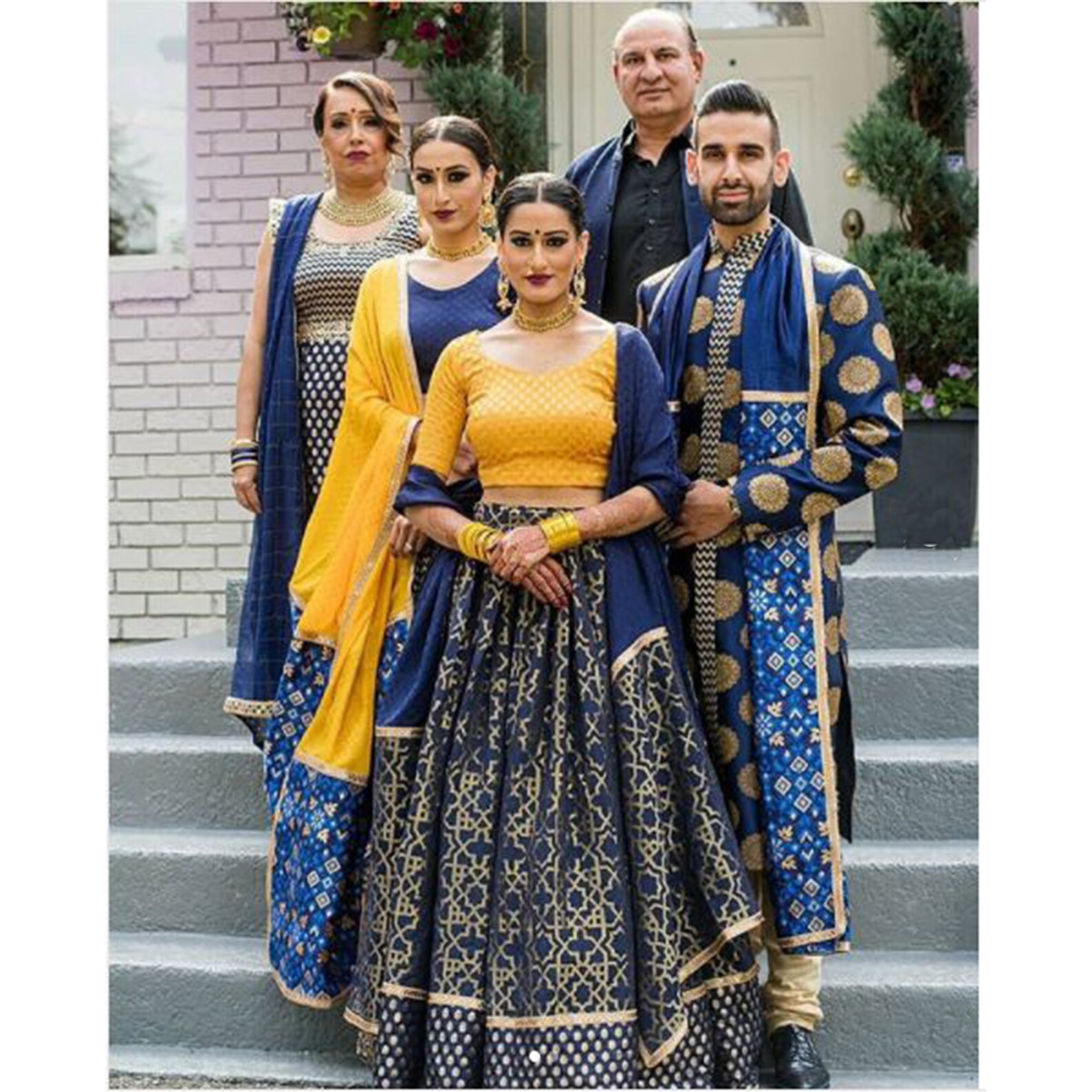 Family Wedding Twinning Outfit, Family Matching Outfits, Wedding Wear ...