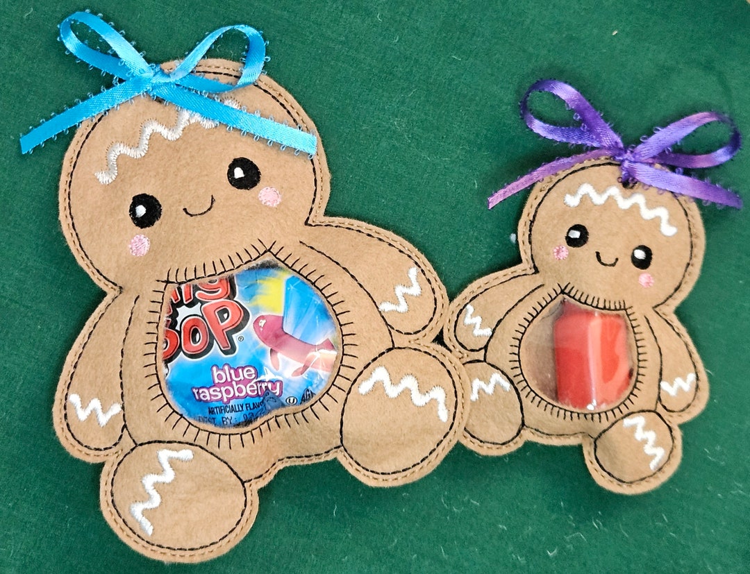Gingerbread Man Treat Holders, Christmas Party Favors, Holiday Party ...