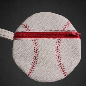 Baseball Coin Purse Sports Bag Keychain Baseball Bag Tag Baseball Gift ...