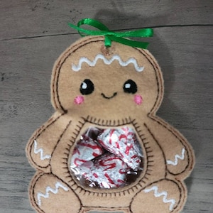 Gingerbread Man Treat Holders, Christmas Party Favors, Holiday Party ...
