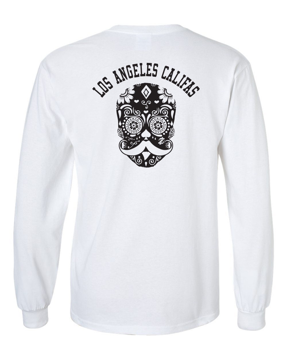 Buzzbum Calavera Los Angeles Califas Black Long Sleeve / | Etsy