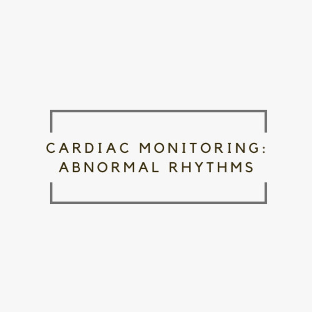 Cardiac Monitoring Basics- Rhythm Interpretation, Heart Blocks ...