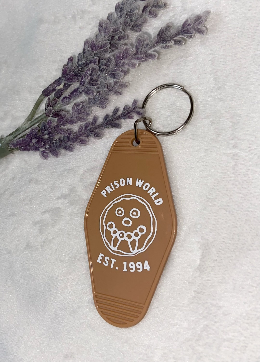 Prison World Pancake Keychain, Prison World 1994, Prison World Pancake ...