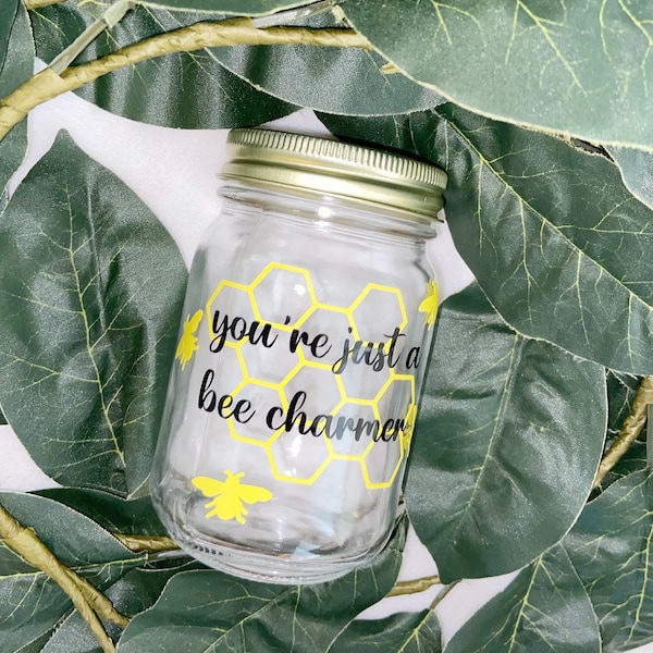 Bee Mason Jar - Etsy