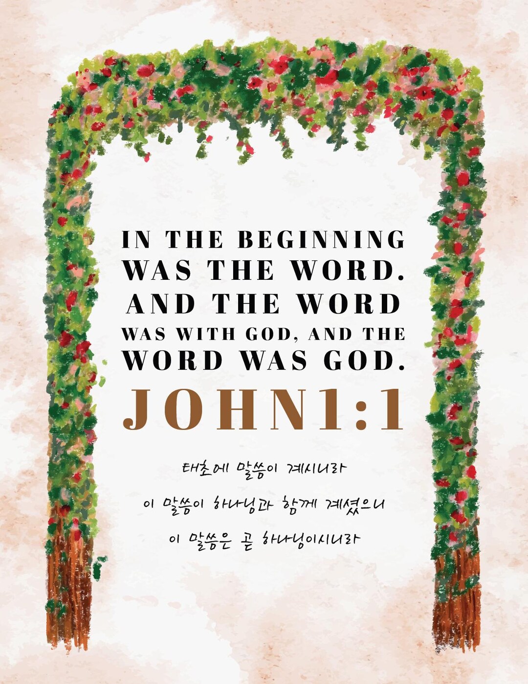 Bible Verse, John1-1, Instant File Download, Vinyl Decal Scripture ...