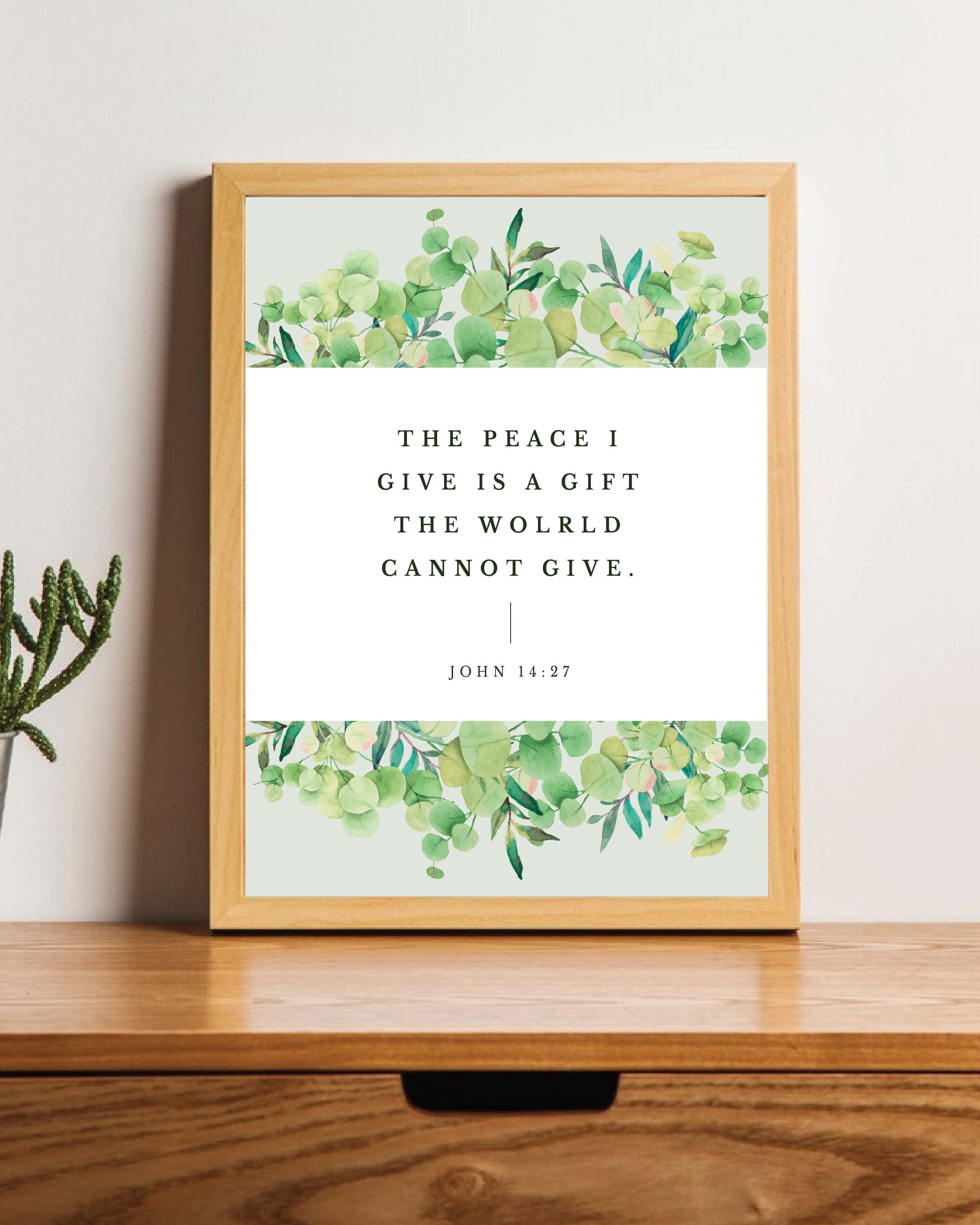 Bible Verse Printable Art, Set of 3, Digital Download, Bible Verse Art ...