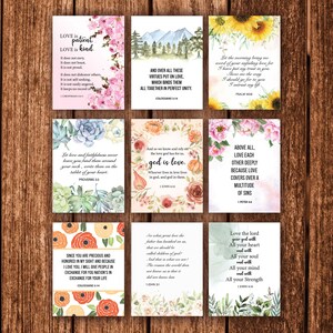 DIGITAL Printable Bible Verses Scriptures About Love - Digital Collage ...