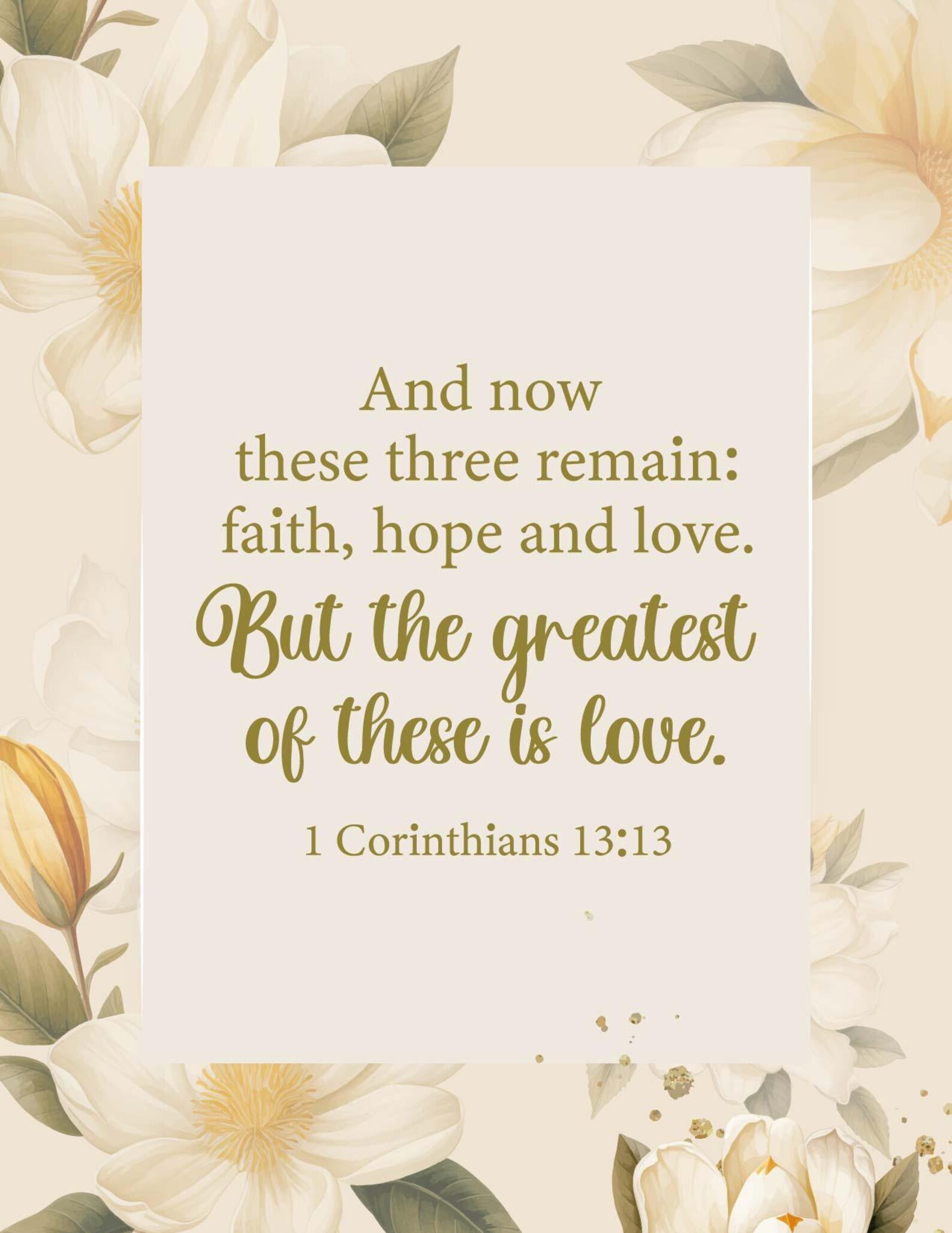 1 Corinthians 13:13,bible Verse,instant File Download Vinyl Decal ...