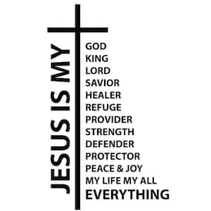 Jesus is My Everything,bible Verse,instant File Download, Vinyl Decal ...