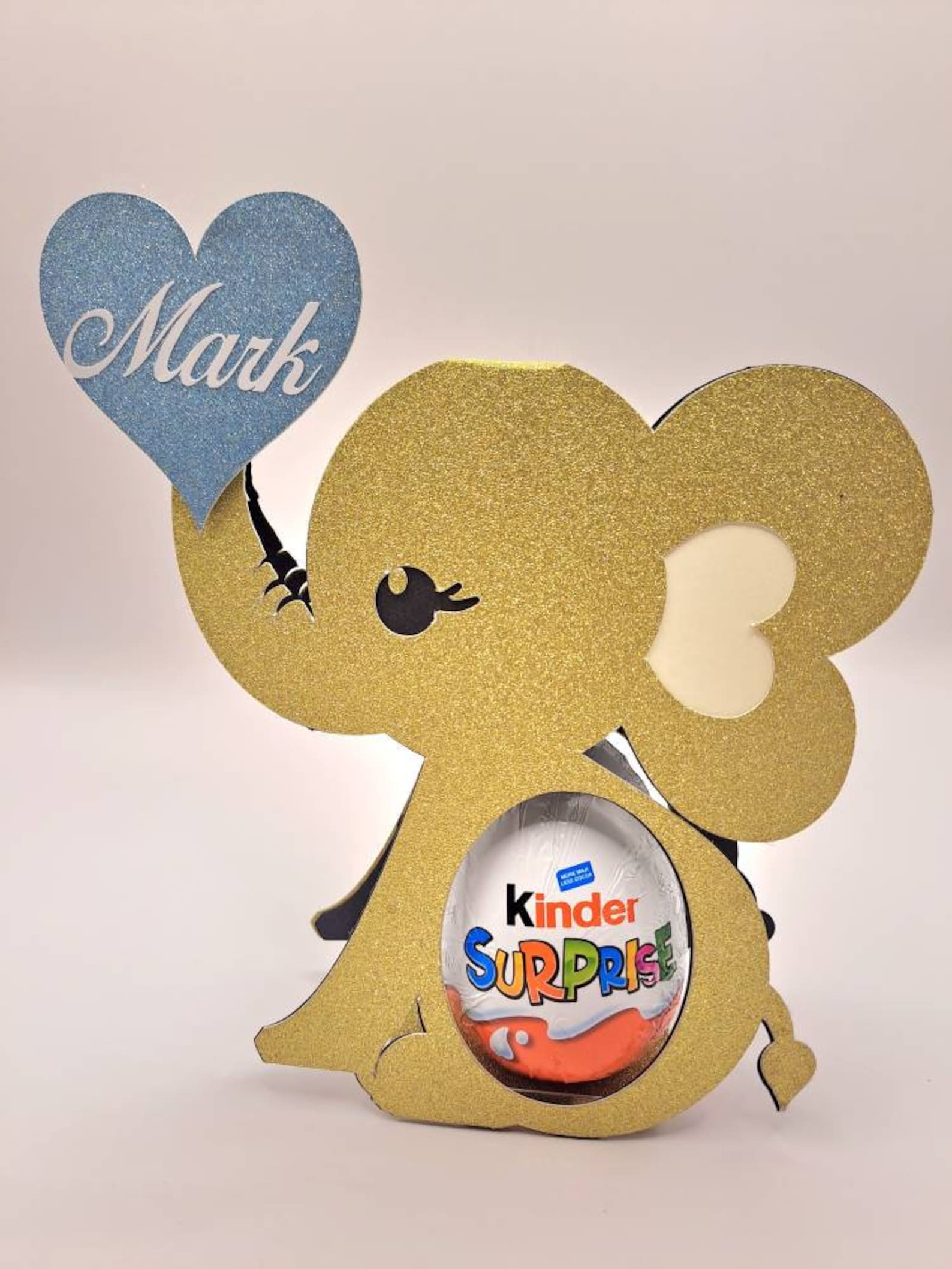 Personalized Elephant Chocolate Egg Holder/favours/easter/kids/ Wedding ...