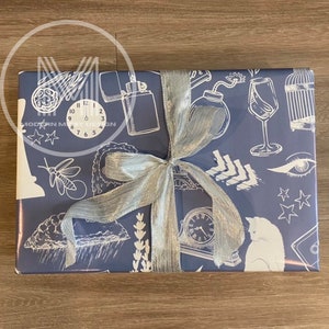 Midnight Wrapping Paper Wrapping Fan Gifts Themed Party - Etsy